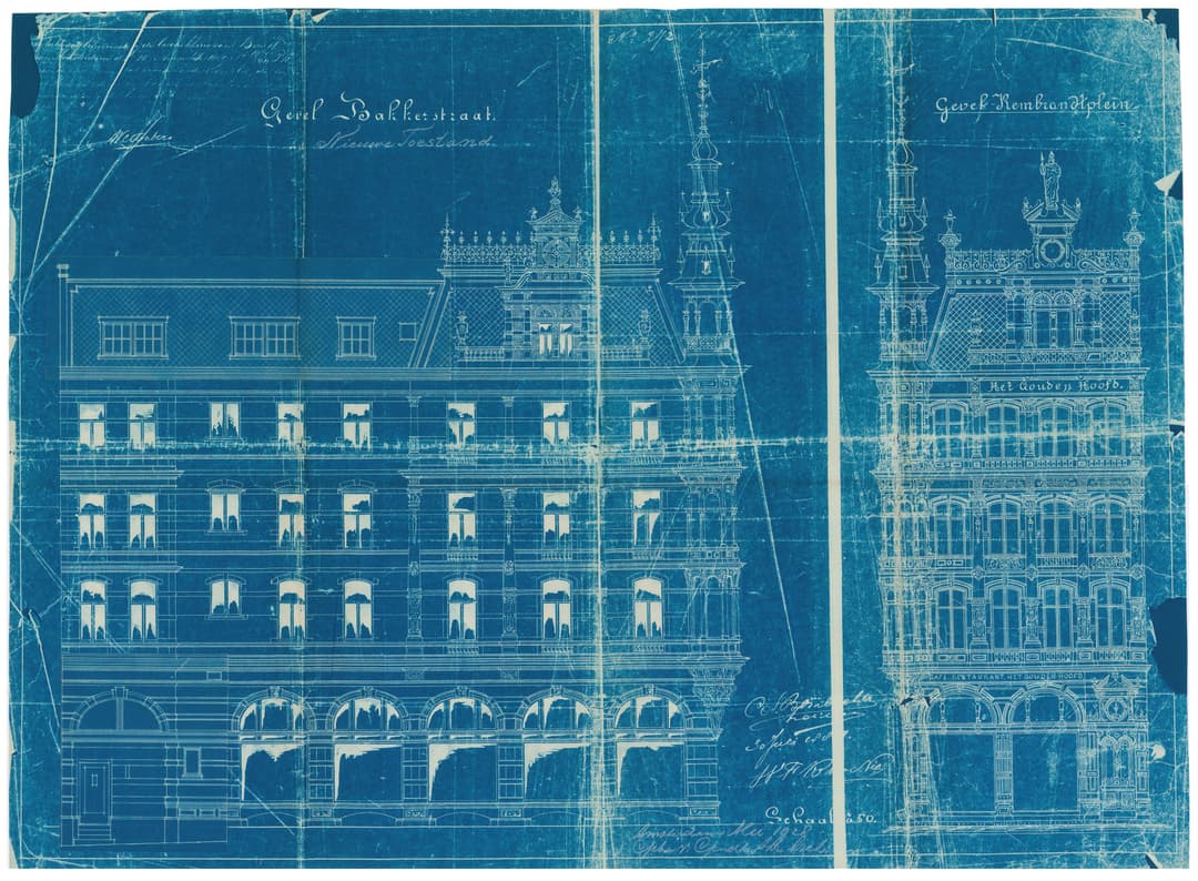 How the Blueprint Entered Architectural Design